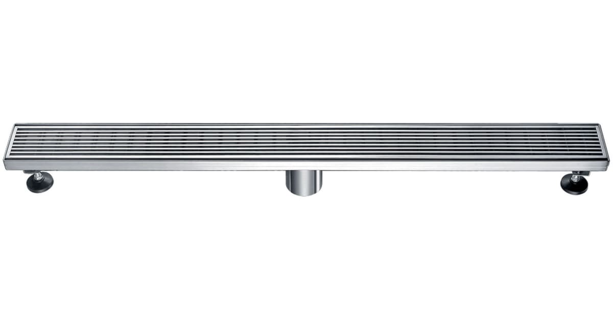 ALFI brand ABLD32D 32" Wedgewire Linear Shower Drain with and 2" Outlet ...