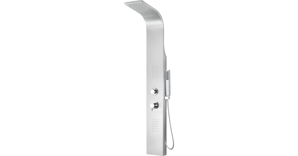 ALFI brand ABSP20 Alfi Trade Pressure Balanced Shower Panel with Hand ...