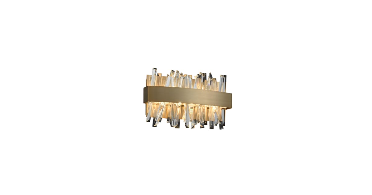 Allegri 030230-038 Glacier 2 Light 8" Tall ADA LED Bathroom Sconce ...