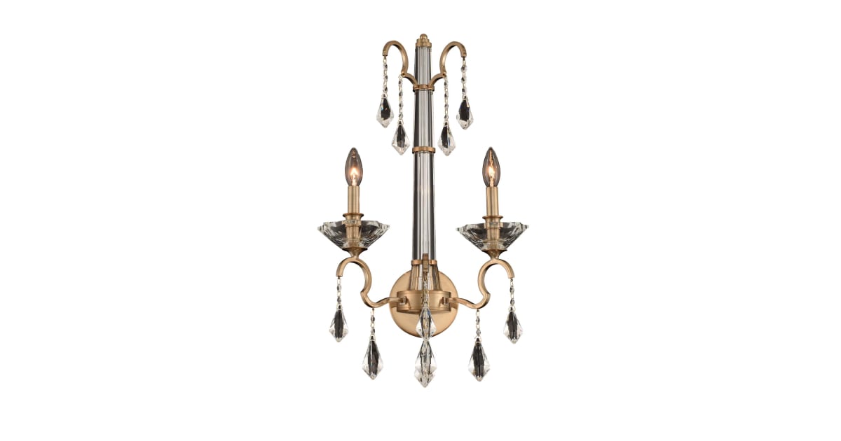 Allegri 031621-038-FR001 Valencia 2 Light 25" Tall Wall Sconce with ...