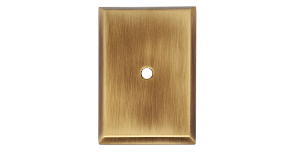 Alno A610-45-AE Traditional 1-3/4" X 2-5/8" Solid Brass Rectangular ...