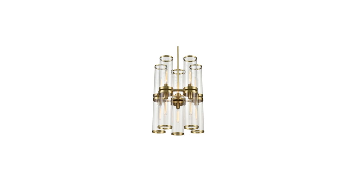 Alora Lighting CH311655NBCG Revolve II 10 Light 21" Wide Ring ...