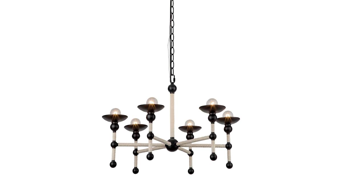 Alora Lighting CH343625MBCN Nadine 4 Light 25" Wide Chandelier ...
