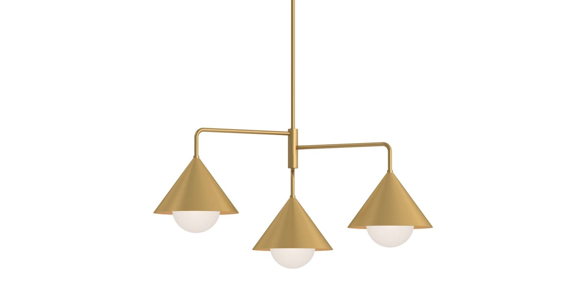 Alora Lighting CH485245BGOP Remy 3 Light 22" Wide Chandelier | Ferguson ...