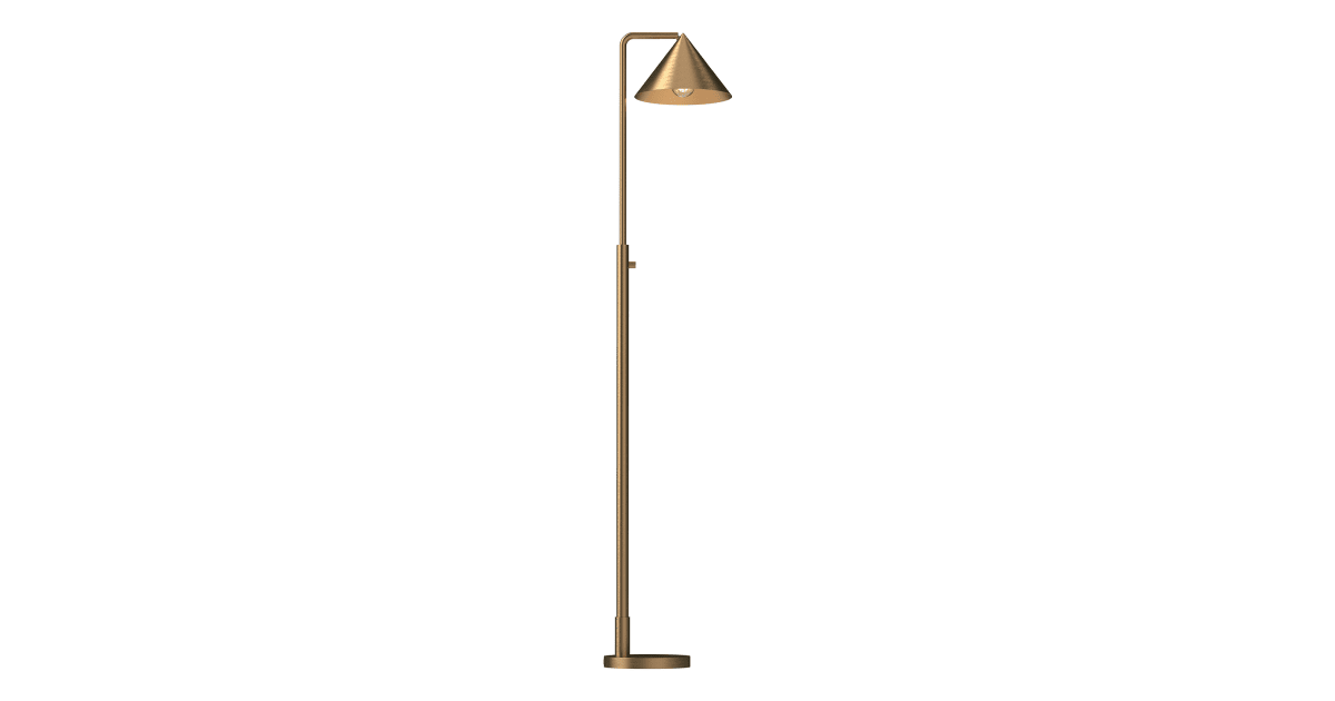 Alora Lighting FL485058BG Remy 9" Tall Buffet Floor Lamp | Ferguson Home
