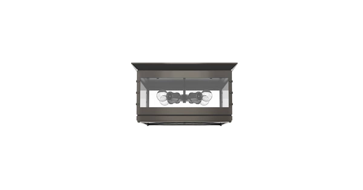 Alora Lighting FM351004UB Douglas 4 Light 18" Wide Flush Mount Square ...