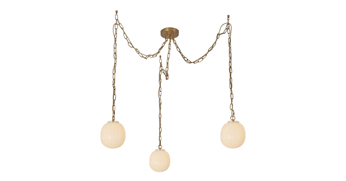 Alora Lighting MP579707BGGR Cherise 3 Light 7" Wide Multi Light Pendant ...
