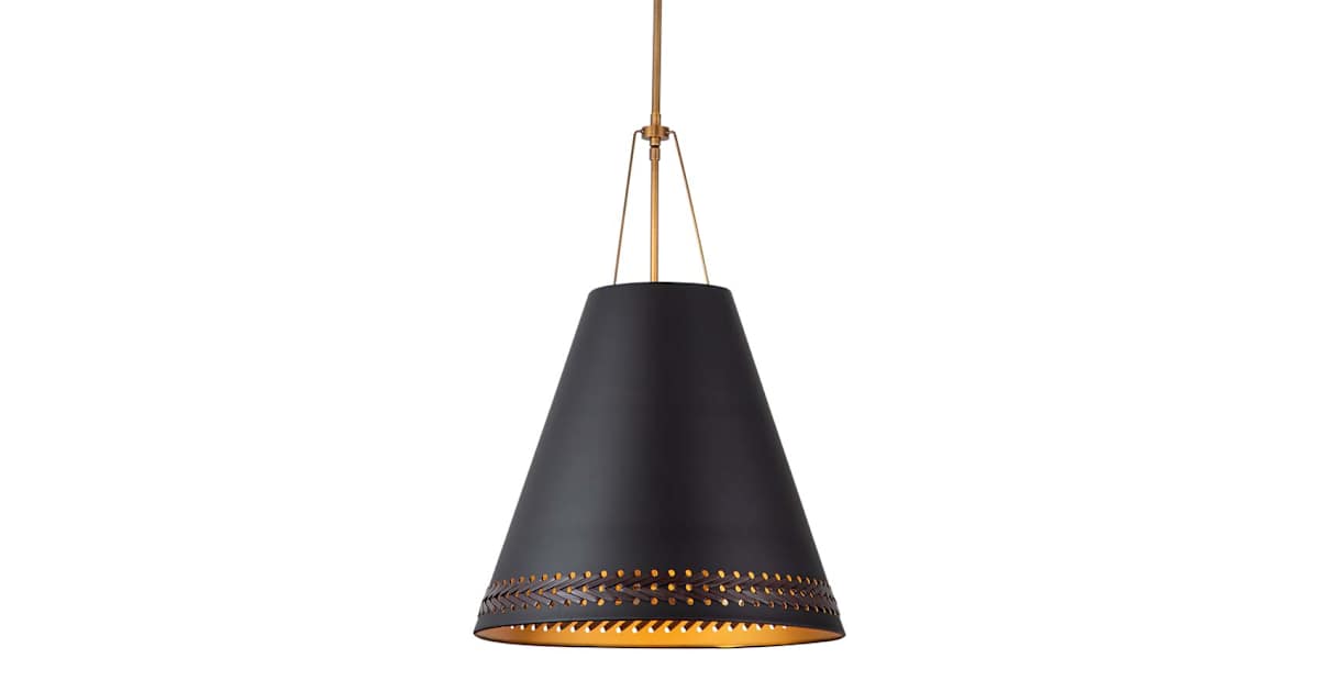 Alora Lighting PD342020MBHL Brickell 3 Light 20" Wide Pendant ...