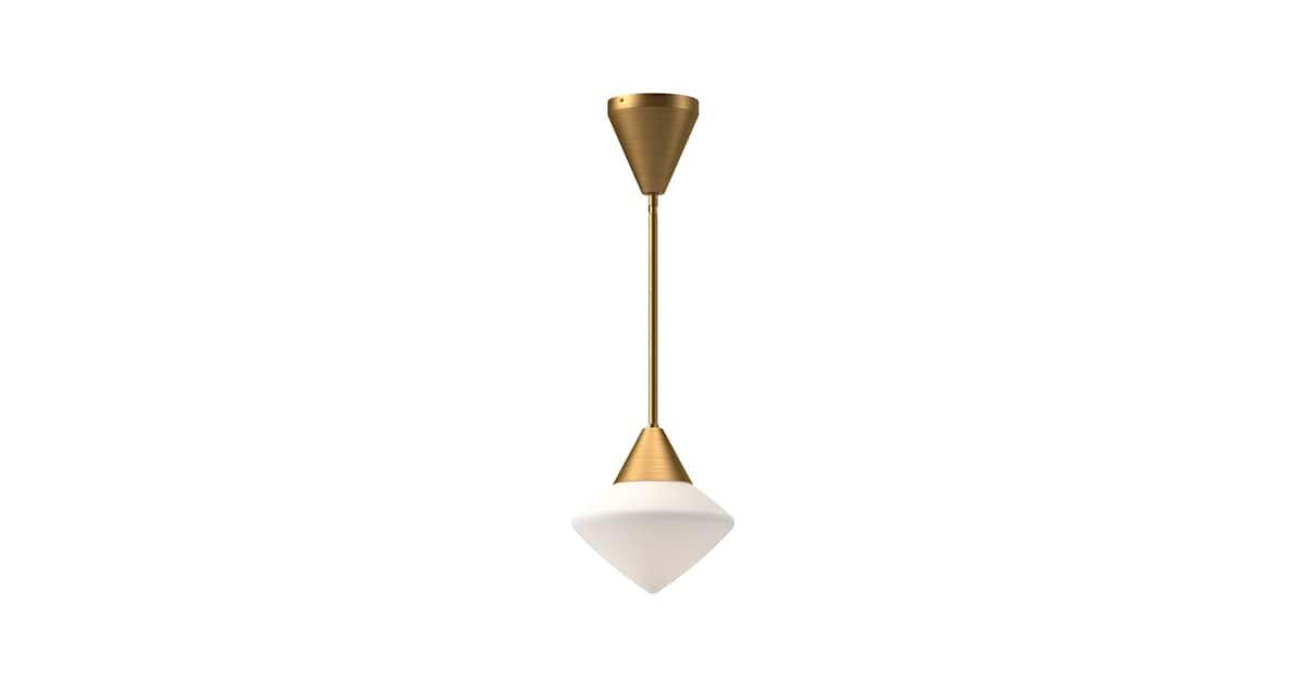 Alora Lighting PD537508AGOP Nora 8" Wide Mini Pendant with Opal Glass ...