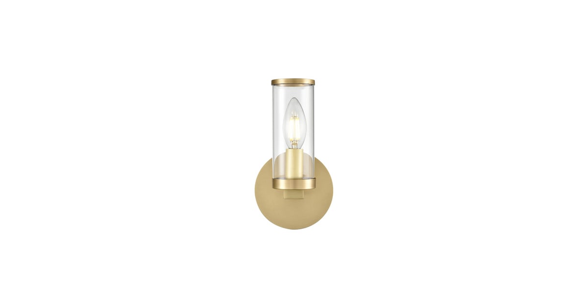 Alora Lighting WV309001NBCG Revolve 9" Tall Bathroom Sconce | Ferguson Home