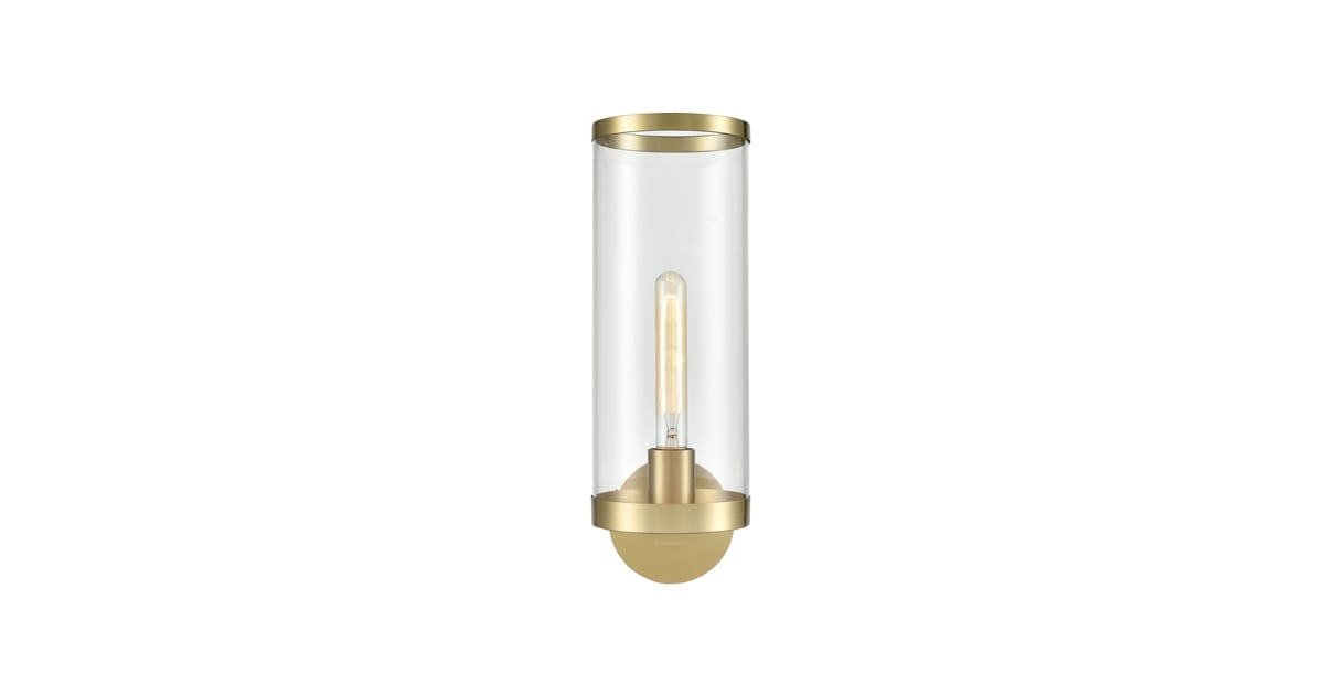 Alora Lighting WV311601NBCG Revolve II 17" Tall Bathroom Sconce ...
