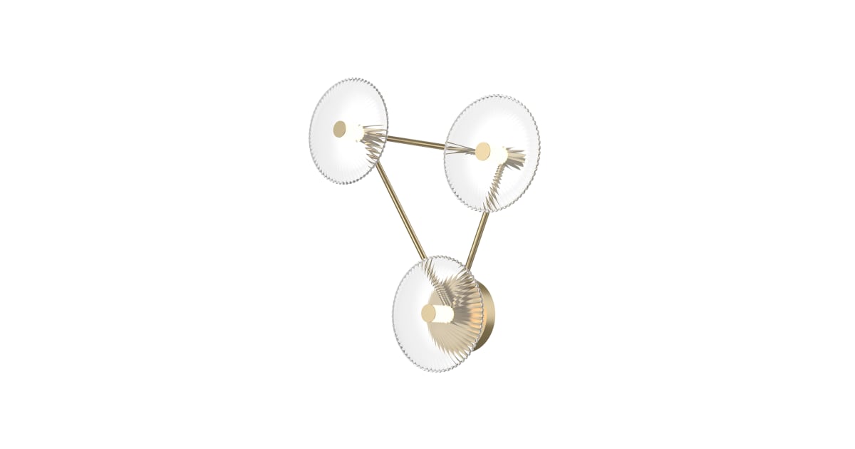 Alora Lighting WV317924VBCR Hera 3 Light 24" Tall LED Bathroom Sconce ...