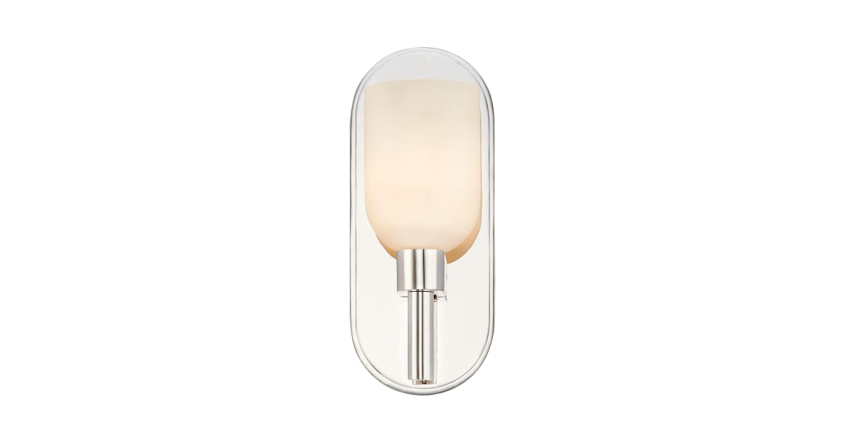 Alora Lighting WV338101PNAR Lucian 9" Tall Wall Sconce | Build.com