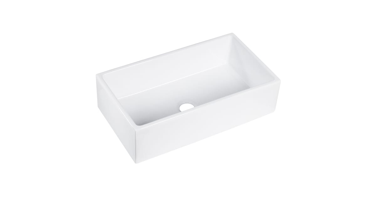 Altair 210036-KS Kosula 36" Farmhouse Single Basin Porcelain Kitchen ...