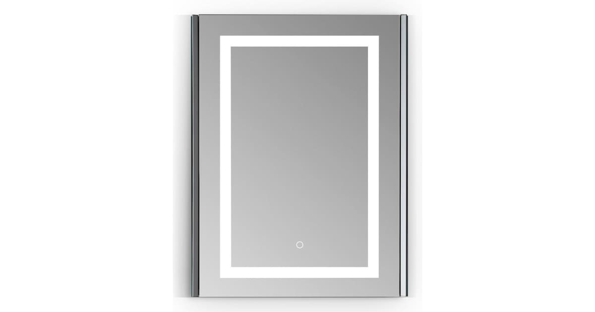 Altair 760024-LED-MC Bojano 24" x 32" Lighted Frameless Single Door ...