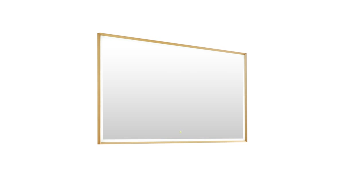 Altair 765084-LED-GF Apollo 84"W x 42"H Rectangular Flat Aluminum ...