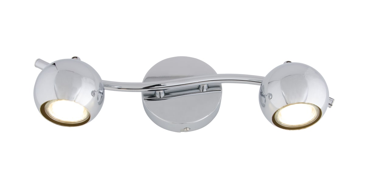 Alternating Current AC1032 Bowled Over 2 Light LED Bathroom Vanity ...