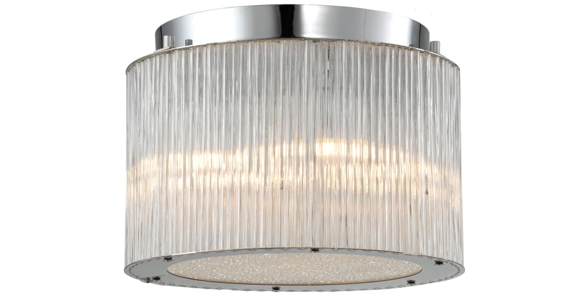 Alternating Current AC1386 Array 3 Light Flush Mount Ceiling Fixture ...