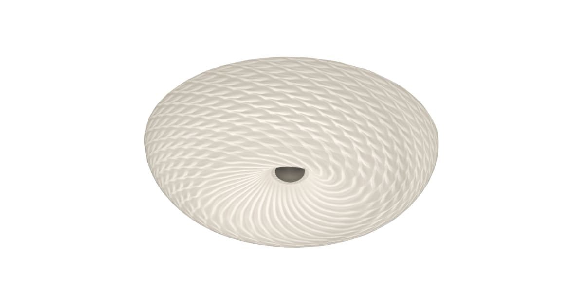 Alternating Current AC1533 Swirled Single Light 16 Inch Wide LED Flush ...