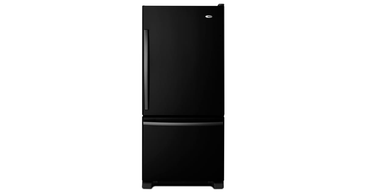 Amana ABB1924BRB 30 Inch Wide 18.7 Cu. Ft. Bottom Mount Refrigerator ...