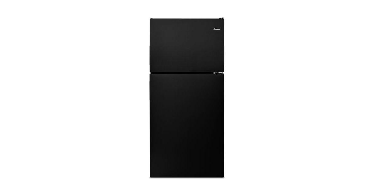 Amana ART318FFDB 30 Inch Wide 18.15 Cu. Ft. Top Mount Refrigerator with ...