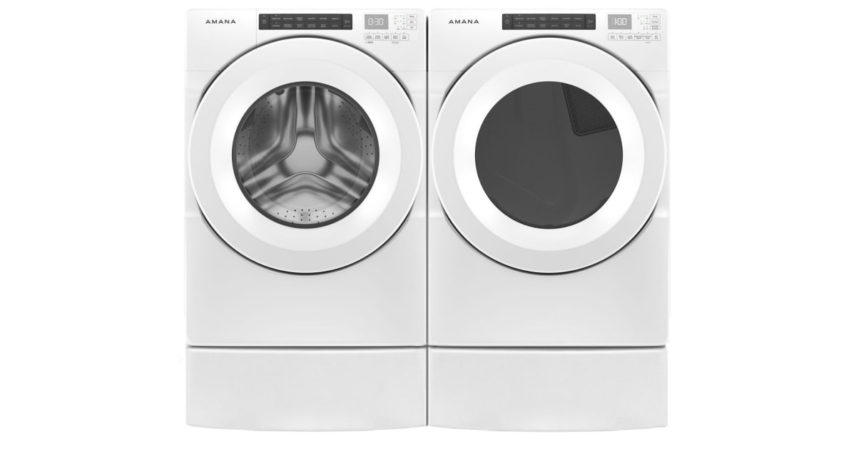 Amana NFW5800HW-NGD5800HW-XHP1000XW 27 Inch Wide 4.3 Cu. Ft. Electric ...