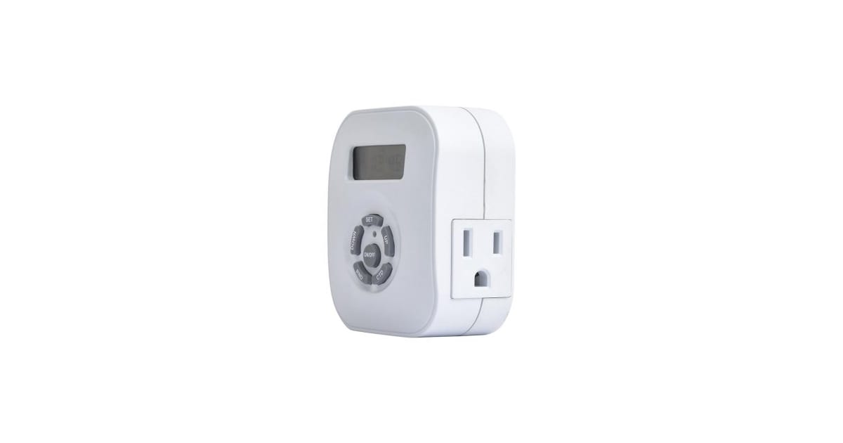 Amba ATW-P24 Programmable Plug In Timer with On/Off Switch from Westek ...