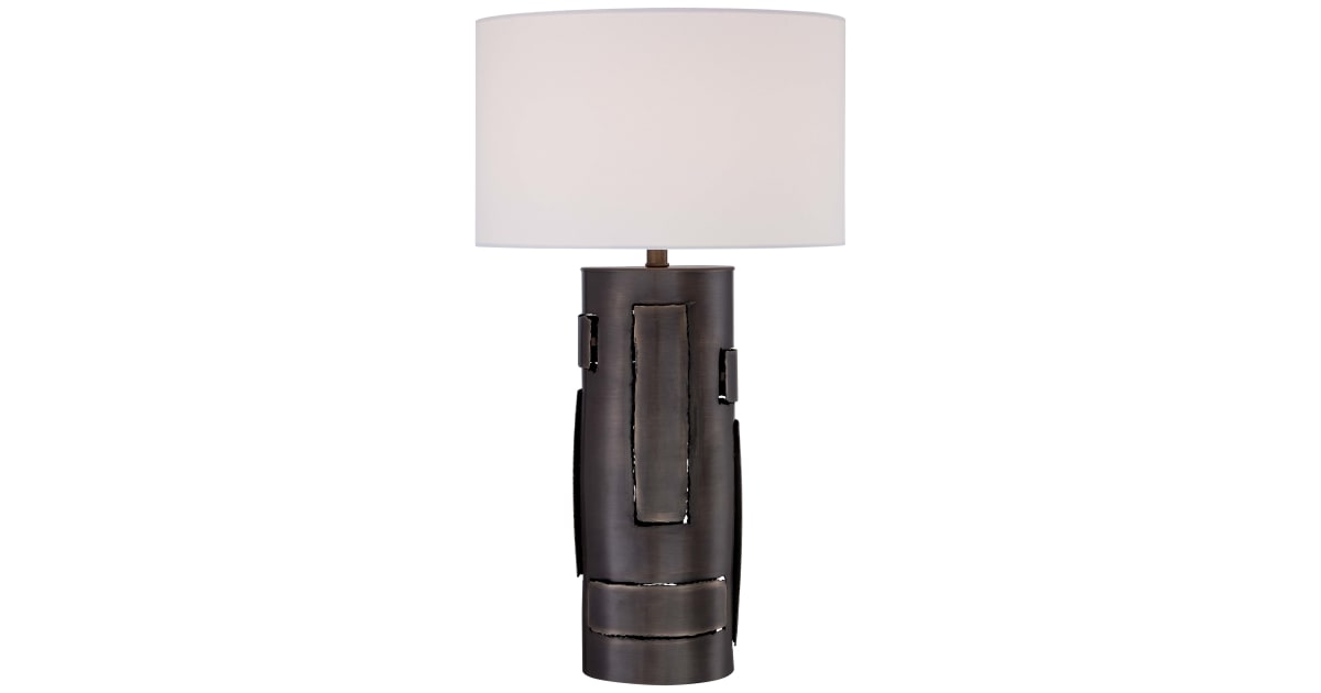 Ambience 13054-0 1 Light 30.5" Height Table Lamp with Off White Shade ...