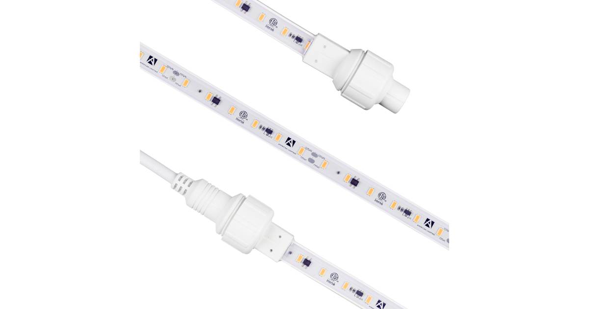 American Lighting 120-H3-KIT-40-45 Flexible Linear 45' Long 4000K LED ...