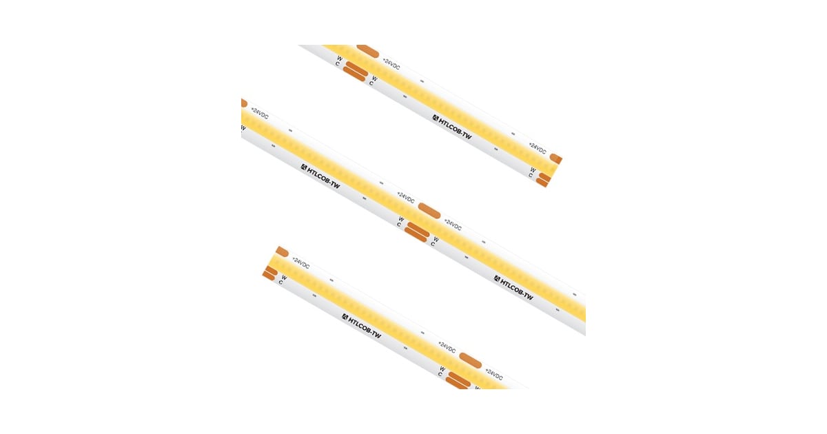 American Lighting HTL-COB-TW-16 Trulux 16.4 Ft High Output COB 24V Tape ...