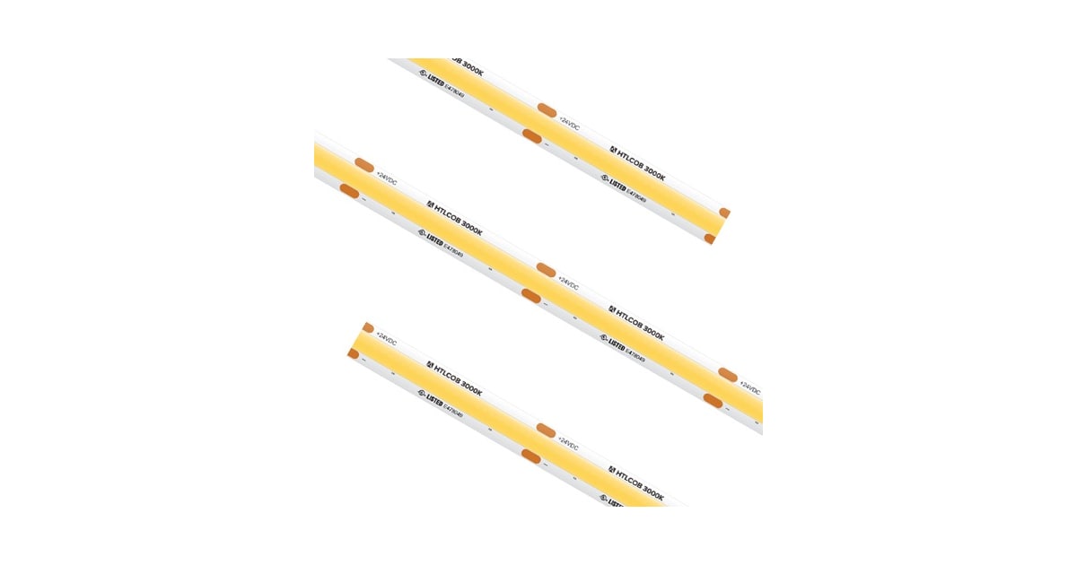 American Lighting HTL-COB-WW-16 Trulux 16.4 Ft High Output COB 24V Tape ...