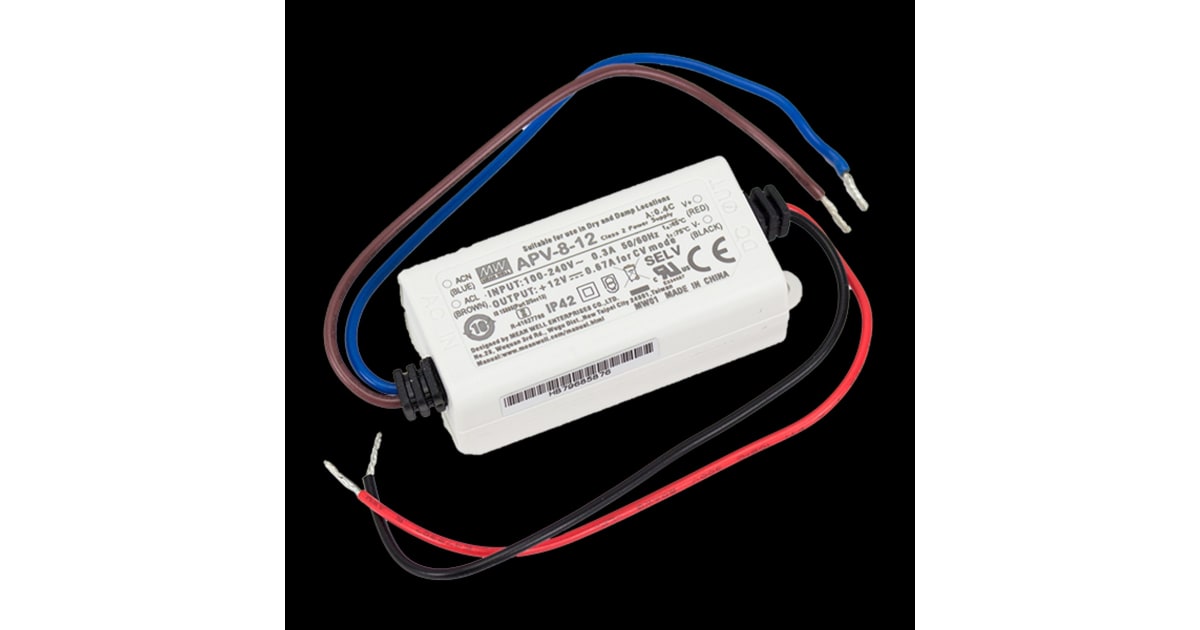 American Lighting LED-DR8-24 Drivers 4" Wide 8W LED Driver | Ferguson Home