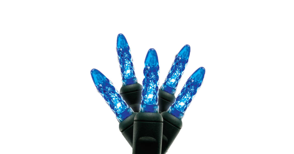 American Lighting MINI-70/4-G-BL-S Standard 23.5' Blue Mini LED String ...