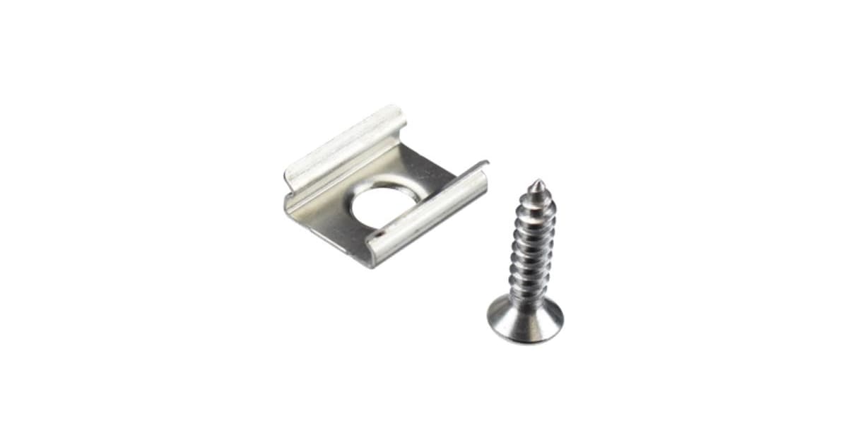 American Lighting MLUX-CLIPS Linear 1" Wide Microlux Mounting Clips ...