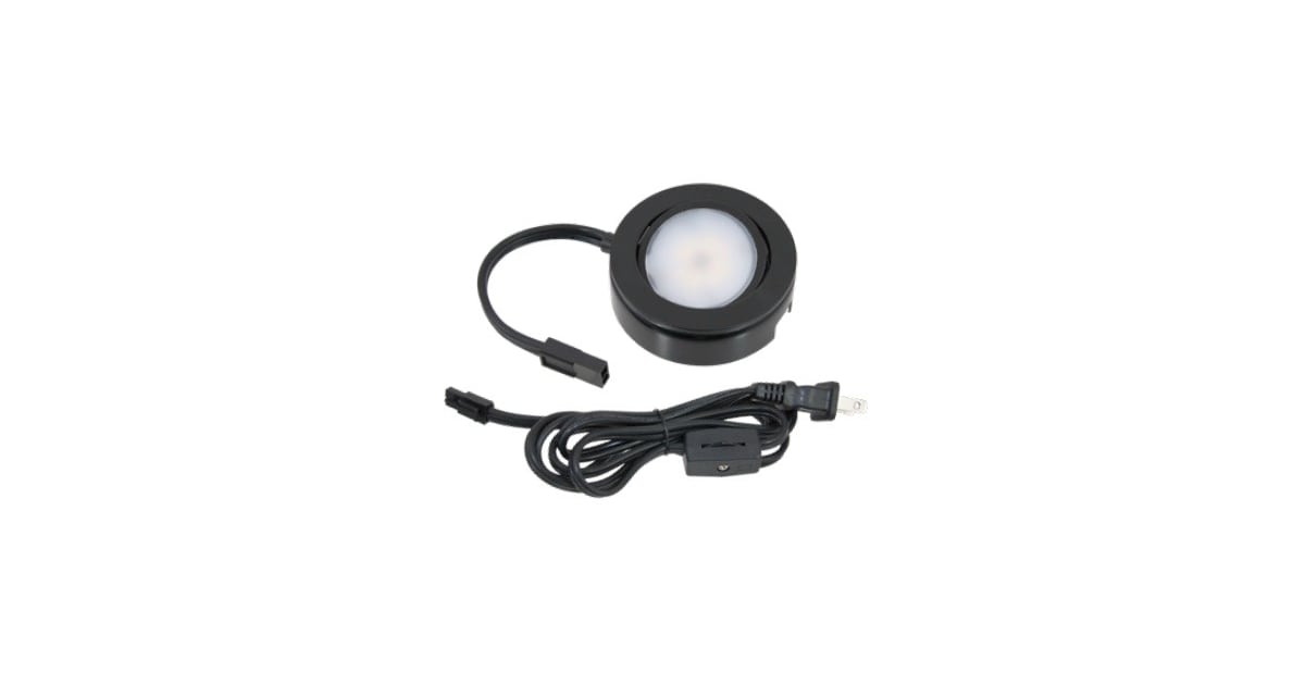 American Lighting MVP-1-30-BK MVP Puck Light 2-3/4" Wide Single LED ...