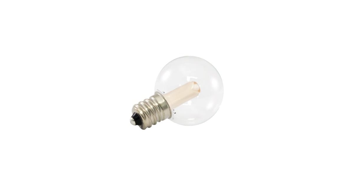 American Lighting PG30-E12-WW Pack of (25) 0.5 Watt Dimmable G30 ...