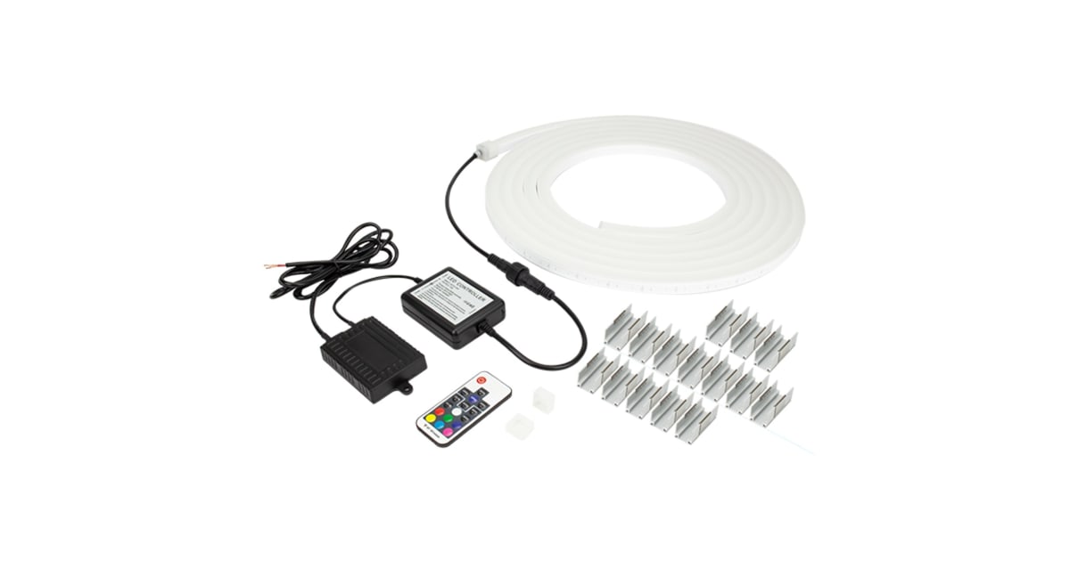 American Lighting RF-NFL-RGBW-12VAC-6MKIT Linear 20' Long Strip Light ...