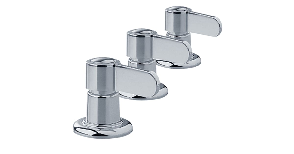 American Standard 0000.343H.002 Three handle set for bath/shower ...