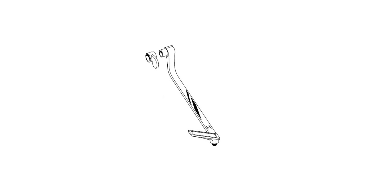 American Standard 066359-0070A PEDAL & LEVER LEFT-7679.012 | Build.com