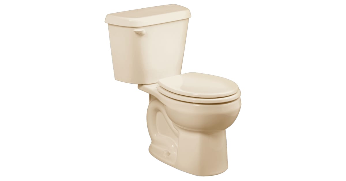 American Standard 221DB.104.021 Colony 1.28 GPF Two-Piece Round Toilet ...