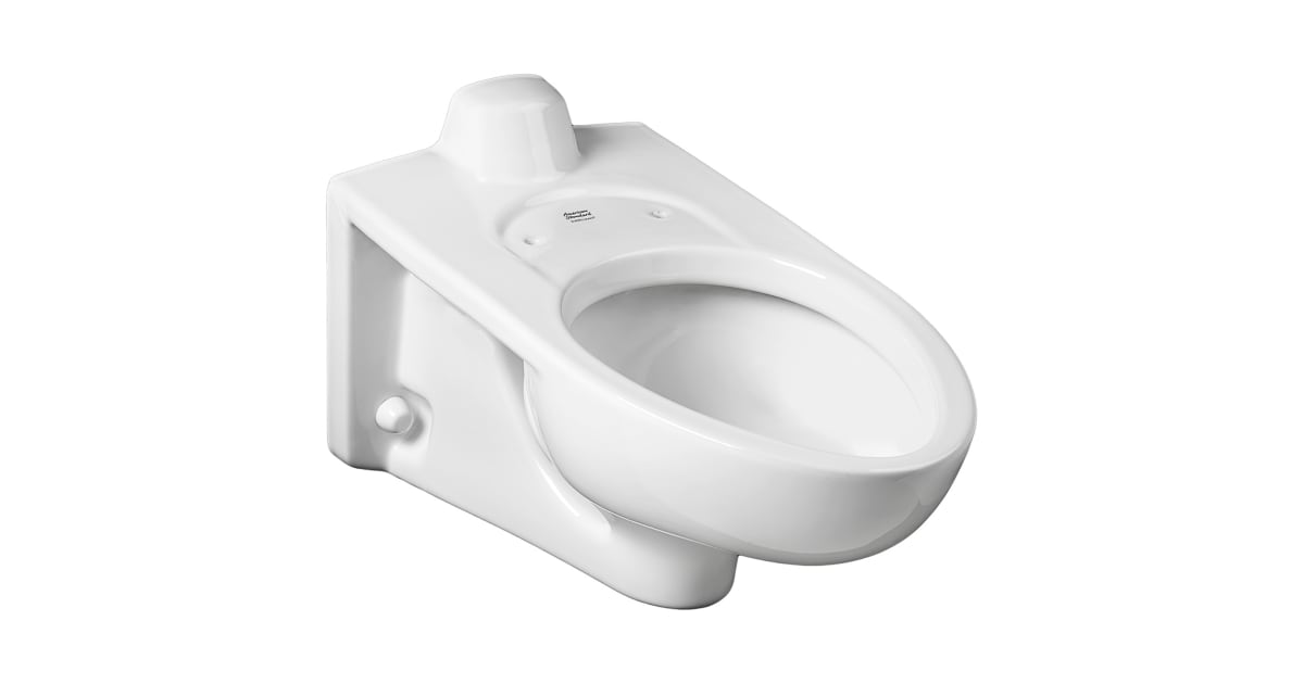 American Standard 2634101.020 Afwall Millennium Elongated Toilet Bowl ...