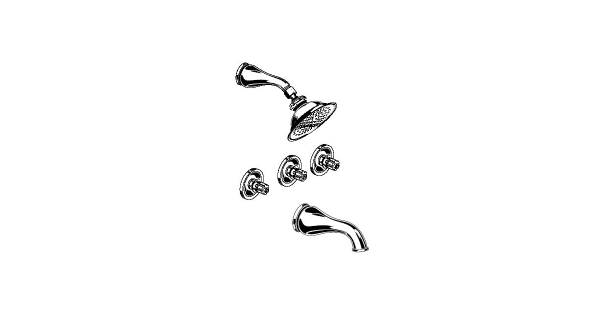 American Standard Faucet Tub and Shower Triple Handle from the Amarilis ...