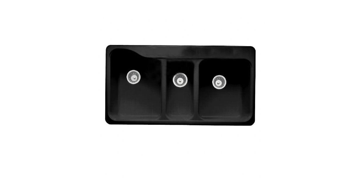 American Standard 7183.804M.178 41.5" Americast® Triple Bowl Kitchen ...