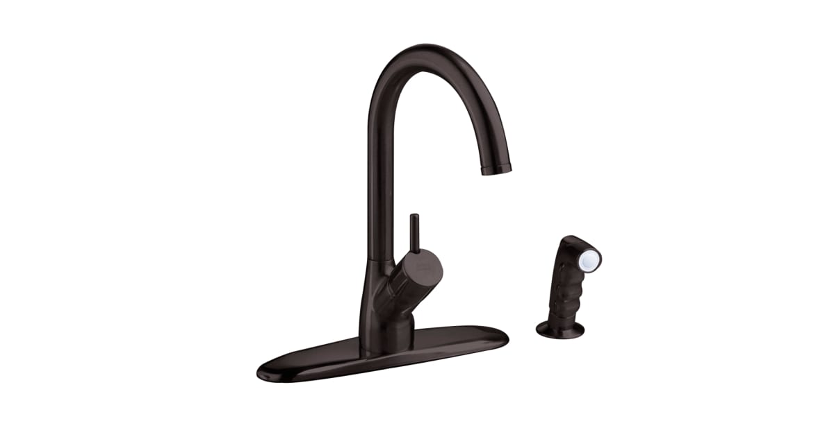 American Standard 4147.001.068 Single Handle Hi Flow Kitchen Faucet ...
