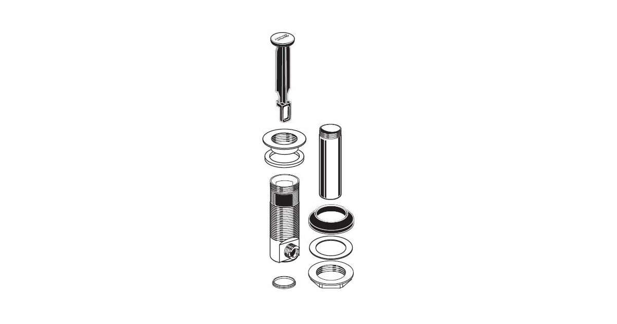 American Standard M952425-2950A EZ Drain 2-PC Metal Assembly | Ferguson ...