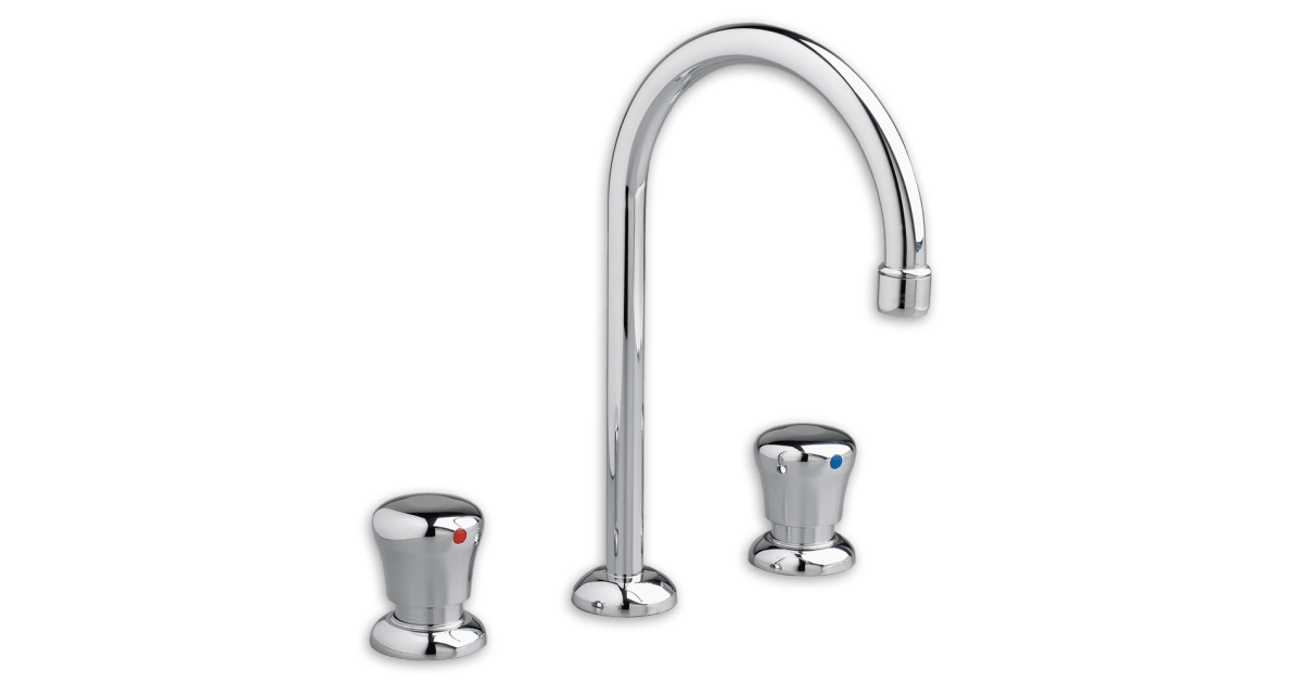 American Standard 1340.857.002 Pillar Tap Widespread Metering Faucet ...