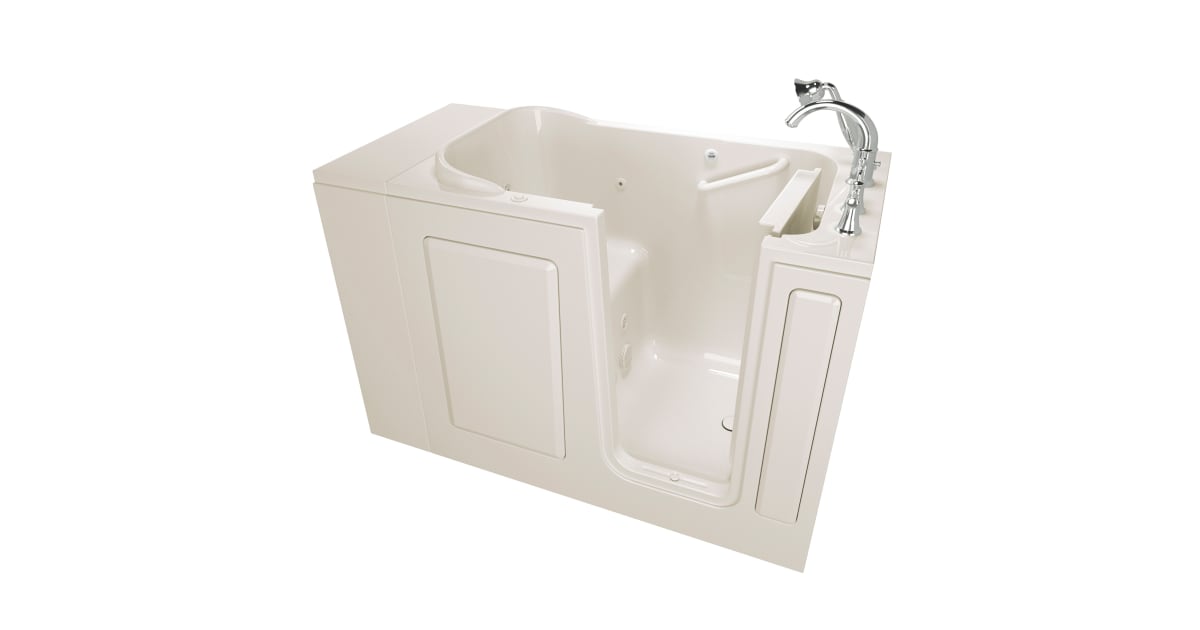 American Standard 2848.309.WRL 48" Alcove Fiberglass Whirlpool Walk in ...