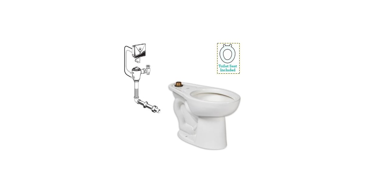 American Standard 3463.001.020-B2 Madera 1.28 GPF Electronic Flush One ...