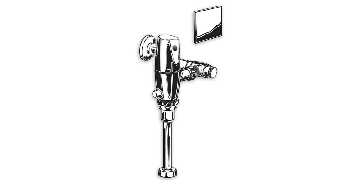 American Standard 6062.025.002 Selectronic 0.25 GPF Exposed Urinal ...