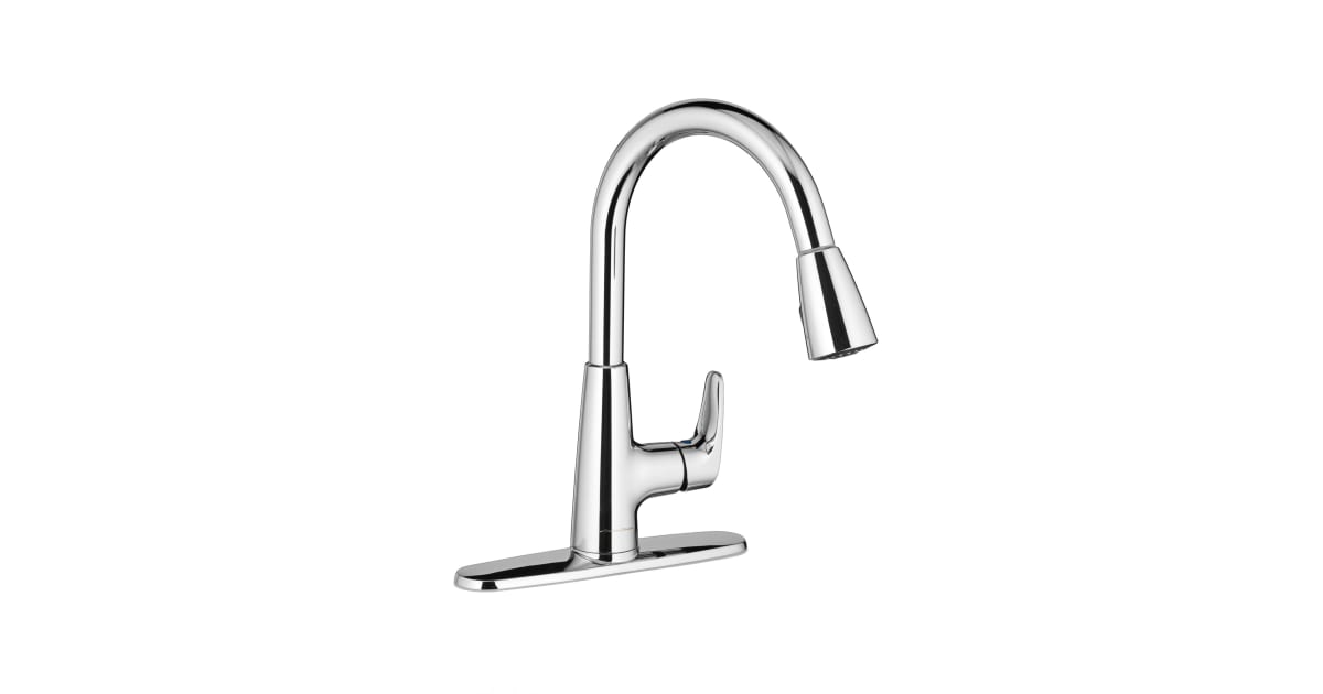 American Standard 7074300.002 Colony Pro Pull-Down High-Arch Gooseneck ...